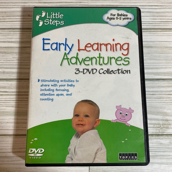 Little Steps | Other | Little Steps Early Learning Adventures 3 Dvd Set ...